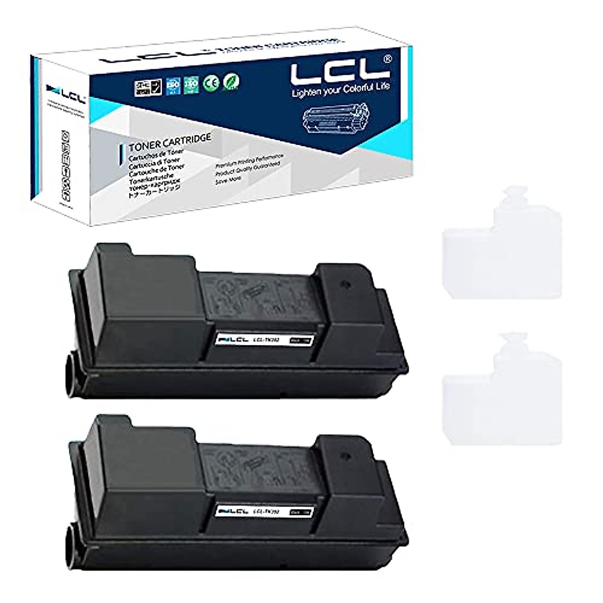 LCL Compatible Toner Cartridge Replacement for Kyocera TK352 TK-352 FS-3920DN FS-3040MFP FS-3140MFP FS-3540MFP FS-3640MFP FS-3920DN (2-Pack Black)