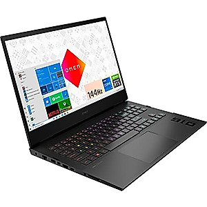 HP Omen 16 Gaming Laptop 16.1” FHD IPS 144Hz 7ms (100% sRGB) 11th Gen Intel 8-Core i7-11800H 32GB RAM 1TB SSD Geforce RTX 3060 6GB Backlit Thunderbolt Win11 Black + HDMI Cable