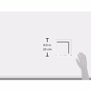 Clover Swatch Ruler & Needle Gauge, White