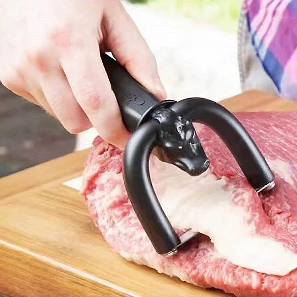 Brisket & Meat Trimmer - Handheld Meat Slicer Ergonomically Handle Kitchen Meat Cutter Fat Removal Tool for Beef, Pork, BBQ