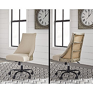 Signature Design by Ashley Office Program Swivel Desk Chair, Beige