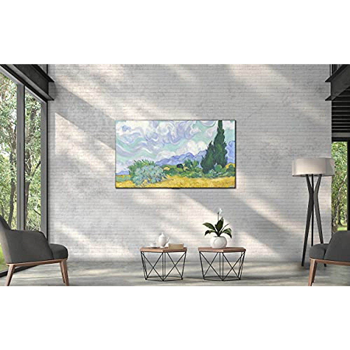 LG OLED G1 Series 77” Alexa Built-in 4k Smart OLED evo TV, Gallery Design, 120Hz Refresh Rate, AI-Powered 4K, Dolby Vision IQ and Dolby Atmos, WiSA Ready (OLED77G1PUA, 2021) (Renewed)