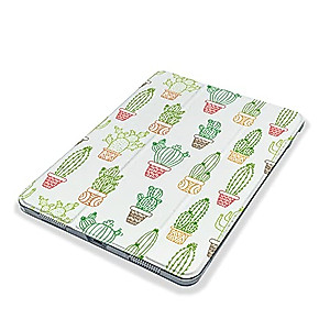Kawaii Cactus Cute Painted case Compatible with iPad Mini Air Pro 7.9 8.3 9.7 10.2 10.9 11 12.9 inch Pattern Cover New 2022 2021 Trifold Stand 3 4 5 6 7 8 9 Generation 502 (7.9" Mini 4/5)