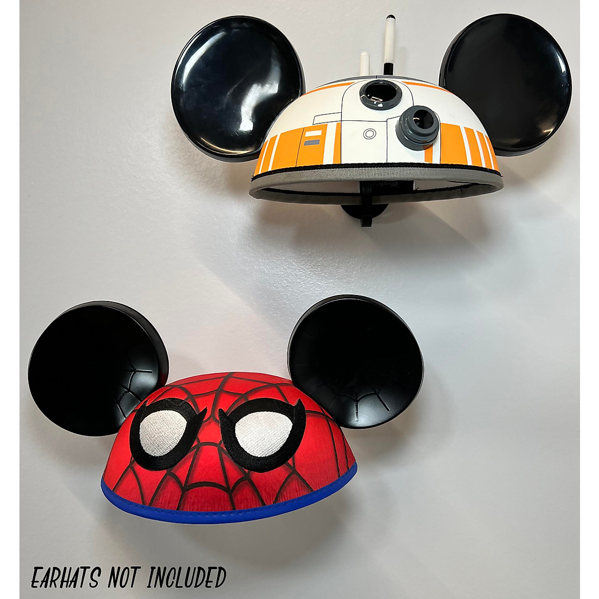 Ear Hat Wall Mount Display Compatible with Disney Ears, Black