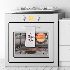 GICHUGI Grandma Kitchen Hand Towels - Grandma Gifts from Grandkids, 16x24 Grandma Decorative Hand Towels for Bathroom, Tea Towels, Best Grandma Ever