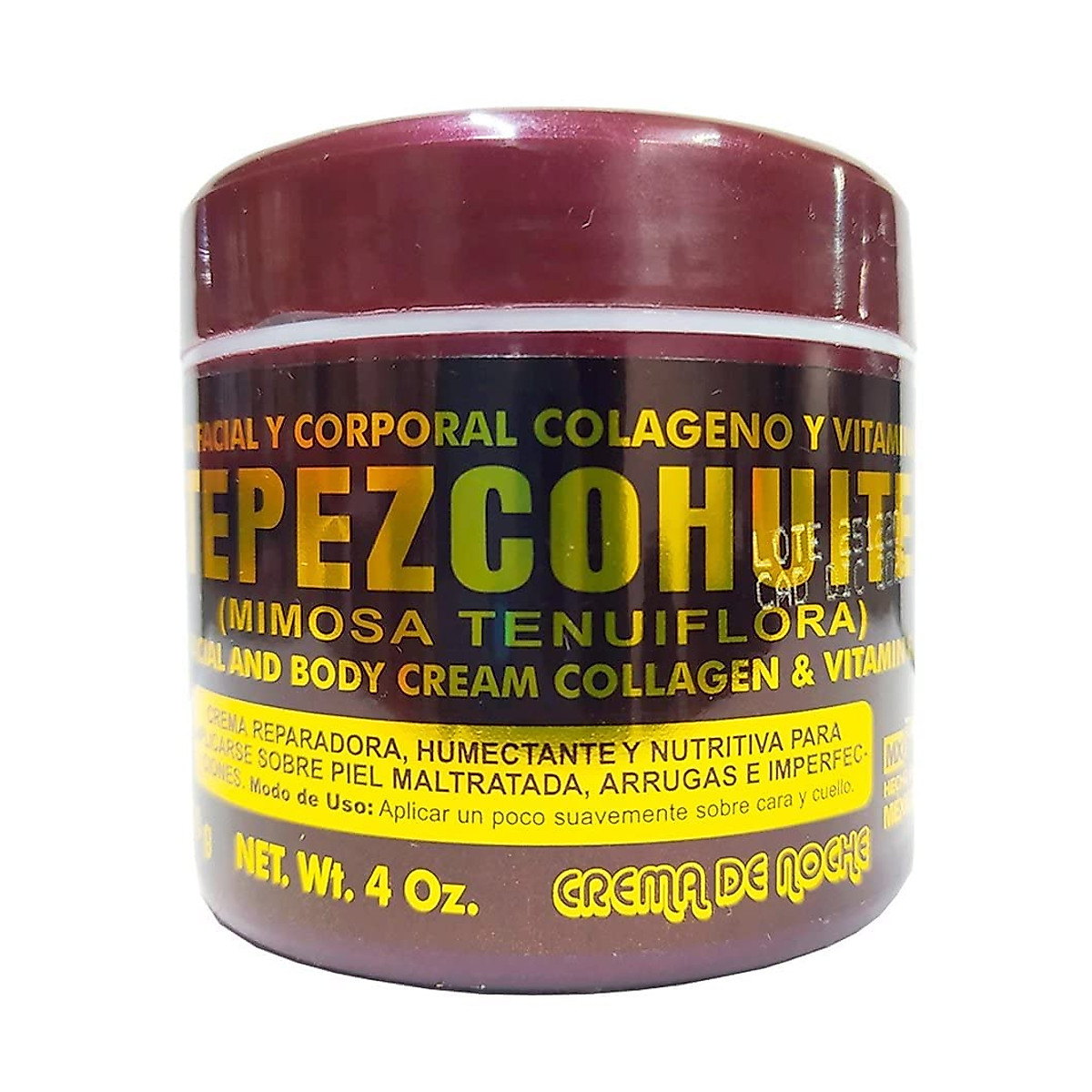 Del Indio Papago Facial Night Cream - Hydrates Skin - With Tepezcohuite from Mexico