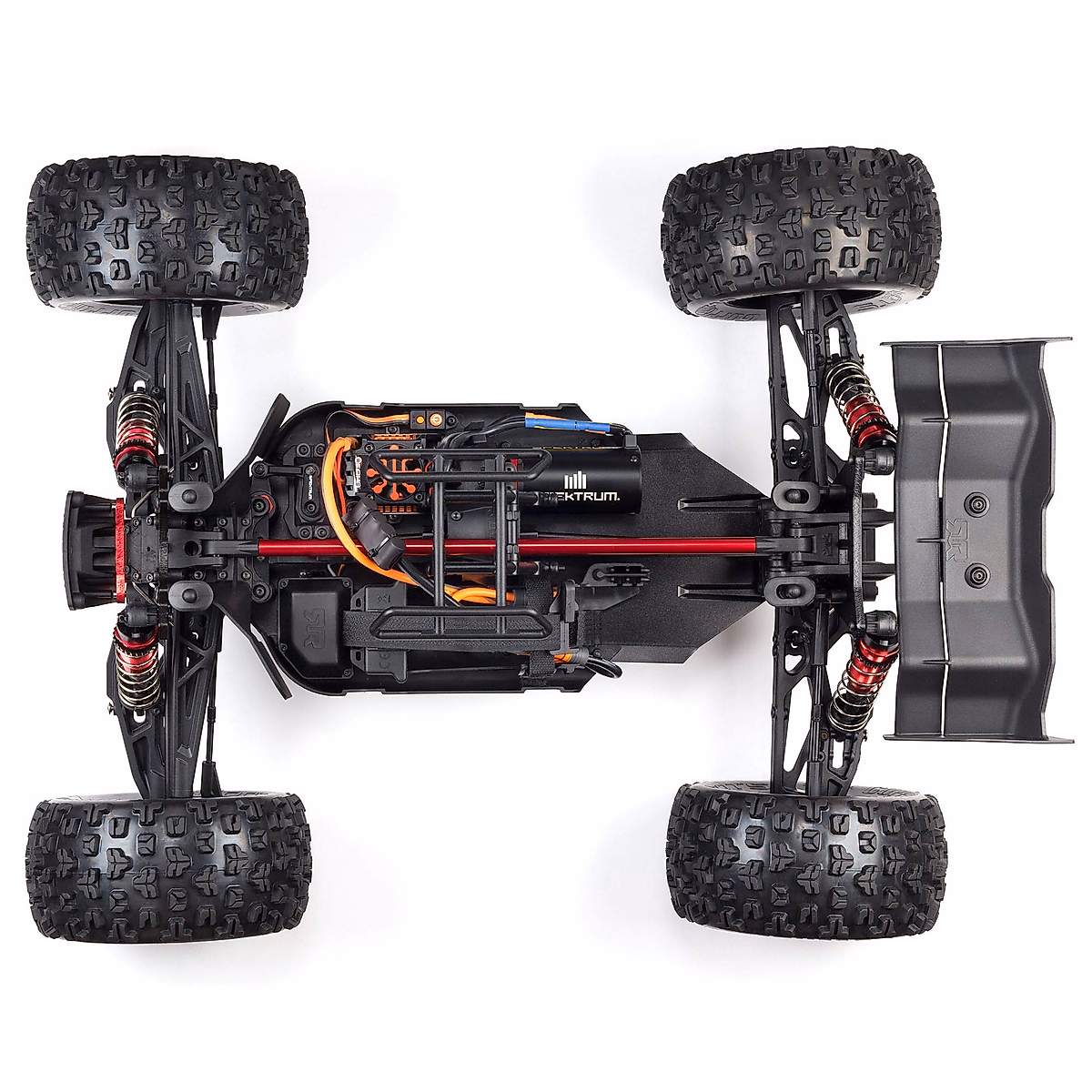 ARRMA RC Truck 1/8 KRATON 6S V5 4WD BLX Speed Monster RC Truck with Spektrum Firma RTR (Transmitter and Receiver Included, Batteries and Charger Required), Red, ARA8608V5T1