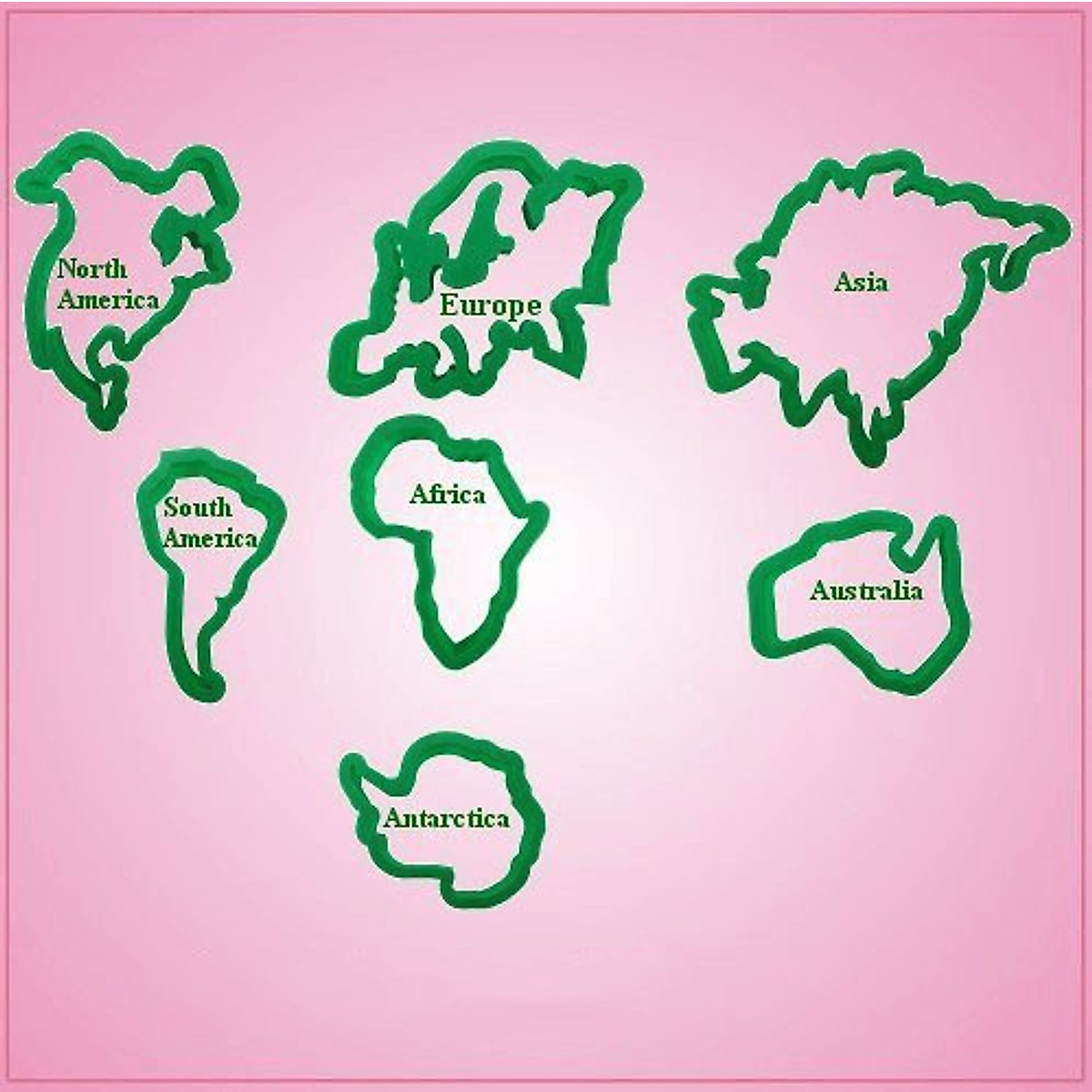 Continent Cookie Cutter Set