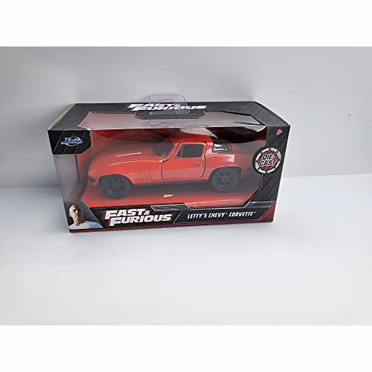 JADA TOYS JADA98306 LETTY'S CHEVY CORVETTE FAST & FURIOUS RED 1:32 DIE CAST