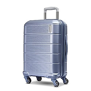 American Tourister Stratum 2.0 Expandable Hardside Luggage with Spinner Wheels, Slate Blue, Carry-on