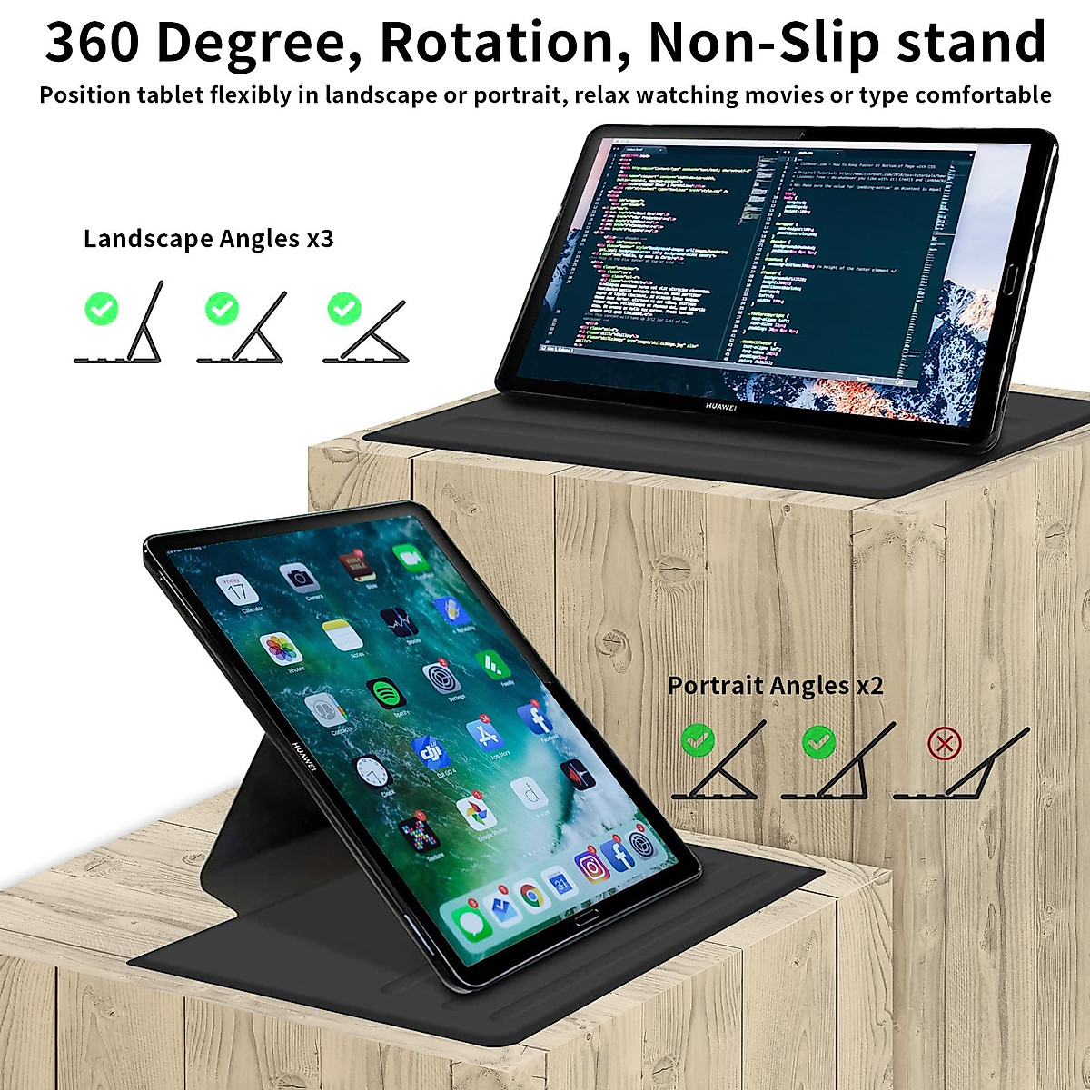 for Fire HD 10 Tablet Case 11th Generation 2021 and Amazon Fire HD10 Plus Case 10.1", 360 Degree Rotating Stand Smart Protective Case,for Fire HD 10 2021 Tablet,Cute Owl Roses Flower