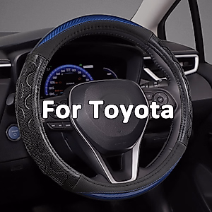 GIANT PANDA Steering Wheel Cover for Toyota Tacoma,4Runner,Tundra,Sequoia, Large Size - Blue