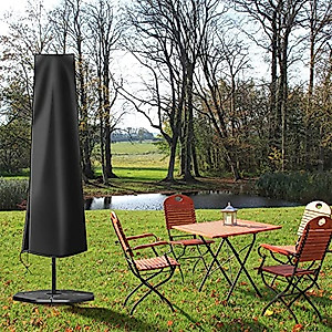 Umbrella Covers,Patio Waterproof Market Parasol Covers with Zipper for 7ft to 11ft Outdoor Umbrellas Large