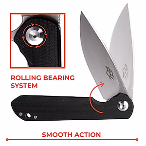 Ganzo Firebird FH41 BK D2 Steel Blade G10 handle Pocket Folding Knife EDC Tool