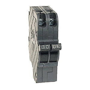 View-Pak/Unique Breaker UBI-F0230N Unique Dual Pole Thin Federal Pacific Circuit Breakers, Black