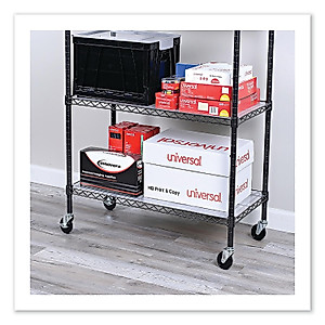 Alera ALESW790004 125 lbs. Capacity Casters for Wire Shelving Set (4-Piece/Set)