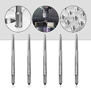 6-32 UNC Machine Tap Thread Pitch 2B Class 3 Flutes High Speed Steel (5pcs)