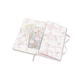 Moleskine Limited Edition Sakura Notebook, Hard Cover, Large (5" x 8.25"), Ruled/Lined, Graphic 1, 240 Pages