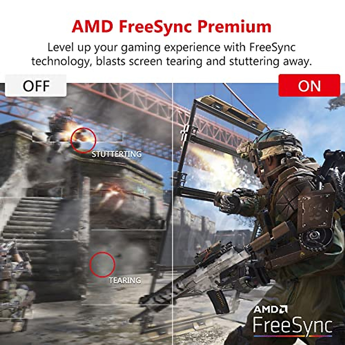 Z-Edge 24.5" Gaming Monitor, Z-Edge UG25I FHD 1920x1080 240Hz Gaming Monitor, 1ms Frameless LED, AMD Freesync Premium Display Port HDMI Built-in Speakers
