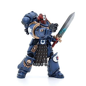 JoyToy Warhammer 40K: Ultramarines Intercessor Veteran Sergeant Brother Aeonta 1:18 Scale Figure