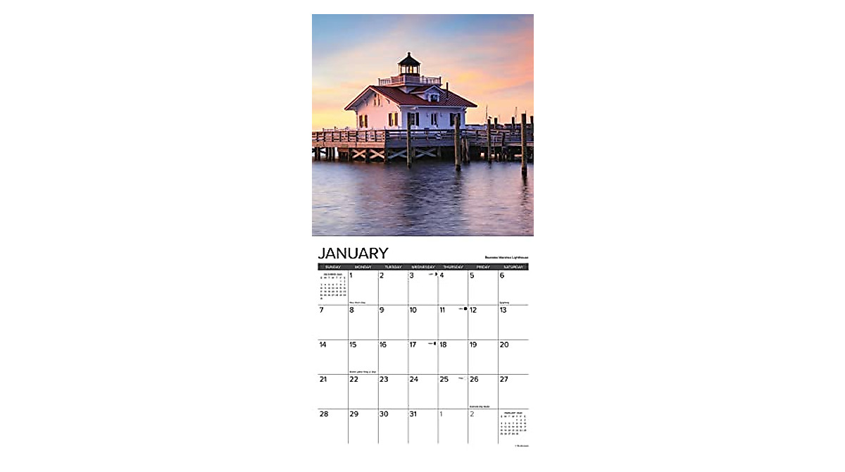 2024 Outer Banks Wall Calendar - Organize in Style