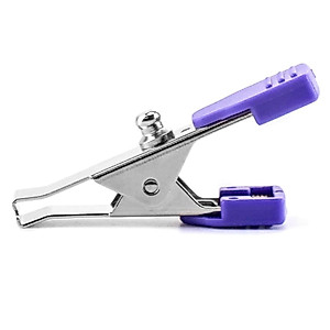 Luejnbogty Veterinary Electrode Clip, 10 Pack Universal Accurate EKG/ECG Limb Clip Multi-Function Clamp Adapters