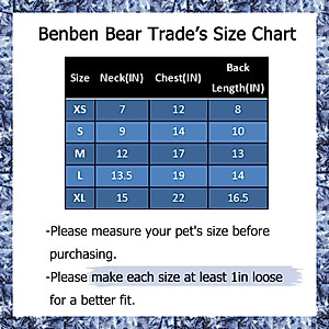 BBEART Pet Clothes,Dog Winter Coat with Zipper Leash Hook Puppy Vest Jacket Warm Costume for Small Medium Dog (XS,Black)