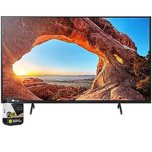 Sony KD55X85J 55 inch X85J 4K Ultra HD LED Smart TV Bundle with Premium 2 YR CPS Enhanced Protection Pack