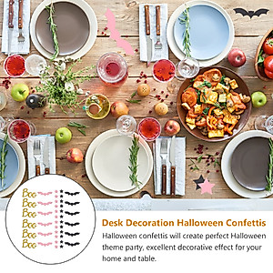 Gadpiparty 2 Sets Drip Paper Scrap Halloween Confetti Scatter Halloween Bat Confetti Trick or Treat Party Centerpiece Table Decorations Halloween Confetti for Desktop Accessories Dining Table
