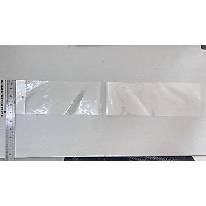 PABCK 100 Pack (Available Size 4.13x21.6 inch) Clear Self Adhesive Straight Hair Packaging Bags with Hang Hole Wigs Hair Storage Beauty Personal Care Hair Care Extensions Wigs Accessories