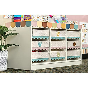 Teacher Created Resources Everyone is Welcome Woven Straight Border Trim (TCR7127), Natural