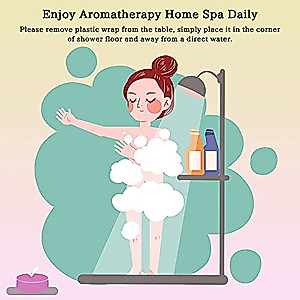 Shower Steamers Aromatherapy Pack of 6 with Essential Oil, Chamomile, Vanilla, Lavender, Sakura, Lily, Jasmine