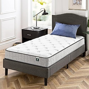 ZINUS 8 Inch Comfort Support Cooling Gel Hybrid Mattress, Twin, Tight Top Innerspring Mattress, Motion Isolating Pocket Springs, Mattress in A Box