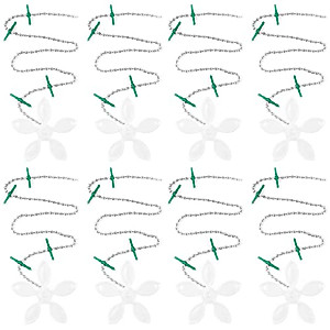 Framendino, 14 Pack Flower Shape Shower Drain Sink Remover Hair Filter Chain Hook Flower Drain Hair Catcher Drain Clog Remover Tool