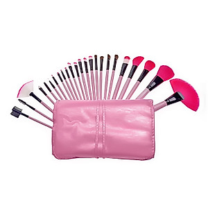 Makeup Brush Foundation Brush Face Brush Concealer 24 pcs Makeup Brush Sets Professional Cosmetics Brushes Eyebrow Powder Foundation Shadows Pinceaux Make Up Tools (Color : Wooden, Size : As shown)