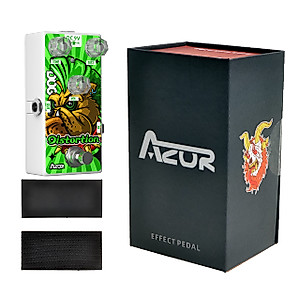 AZOR Distortion Guitar Pedal Rich Overtones Dog Distortion Analog Effect Pedal for Electric Guitar True Bypass AP507