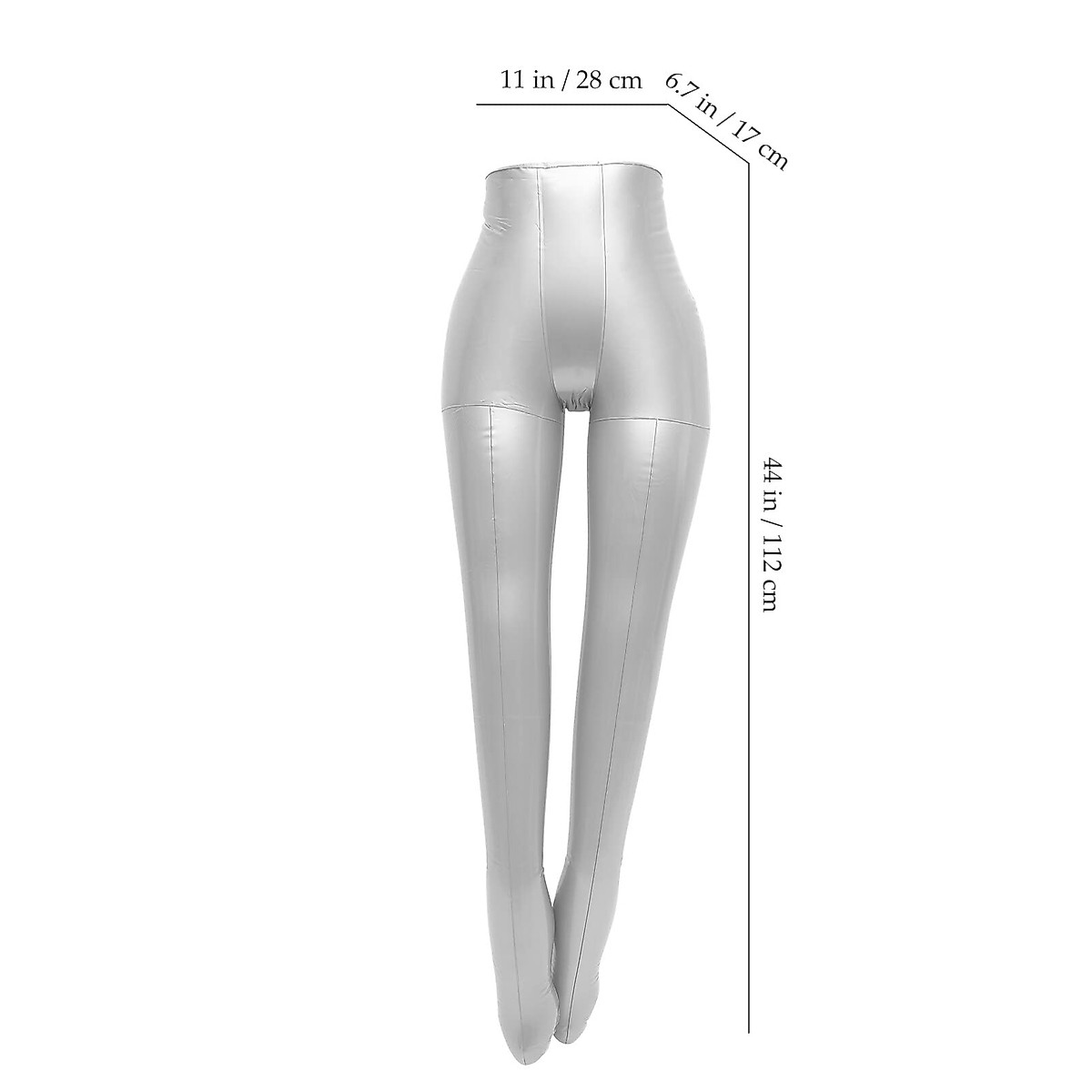 Mannequin Body Inflatable Female Half Body Legs Mannequins Model Women Pants Form Display Model Mannequin Torso Trousers Lower Body Clothing Window Display for Shows
