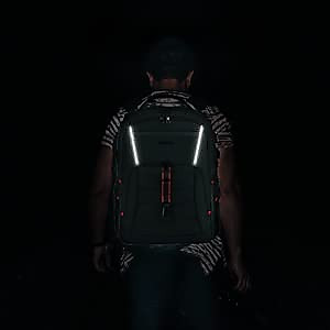 KROSER Travel Laptop Backpack 18.4 inch XXXL Computer Backpack Stylish College Backpack with RFID Pockets USB Charging Port REFLECTIVE STRIPS Water-Repellent Day pack for School/Business/Men