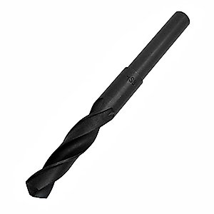 Luomorgo 1/2 Straight Shank Hardened High Speed Steel 14.5mm(37/64") Metric Jobber Drill with Plastic Case