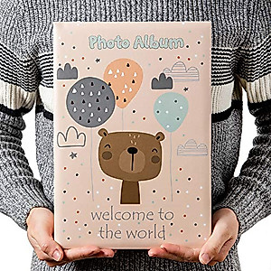 Edian Memo Photo Album 4x6 300 Photos, Family Baby Kids Cute Photo Album with Writing Space