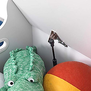 KidKraft Fill with Fun Toy Box- Wooden Toy Box Bench - White