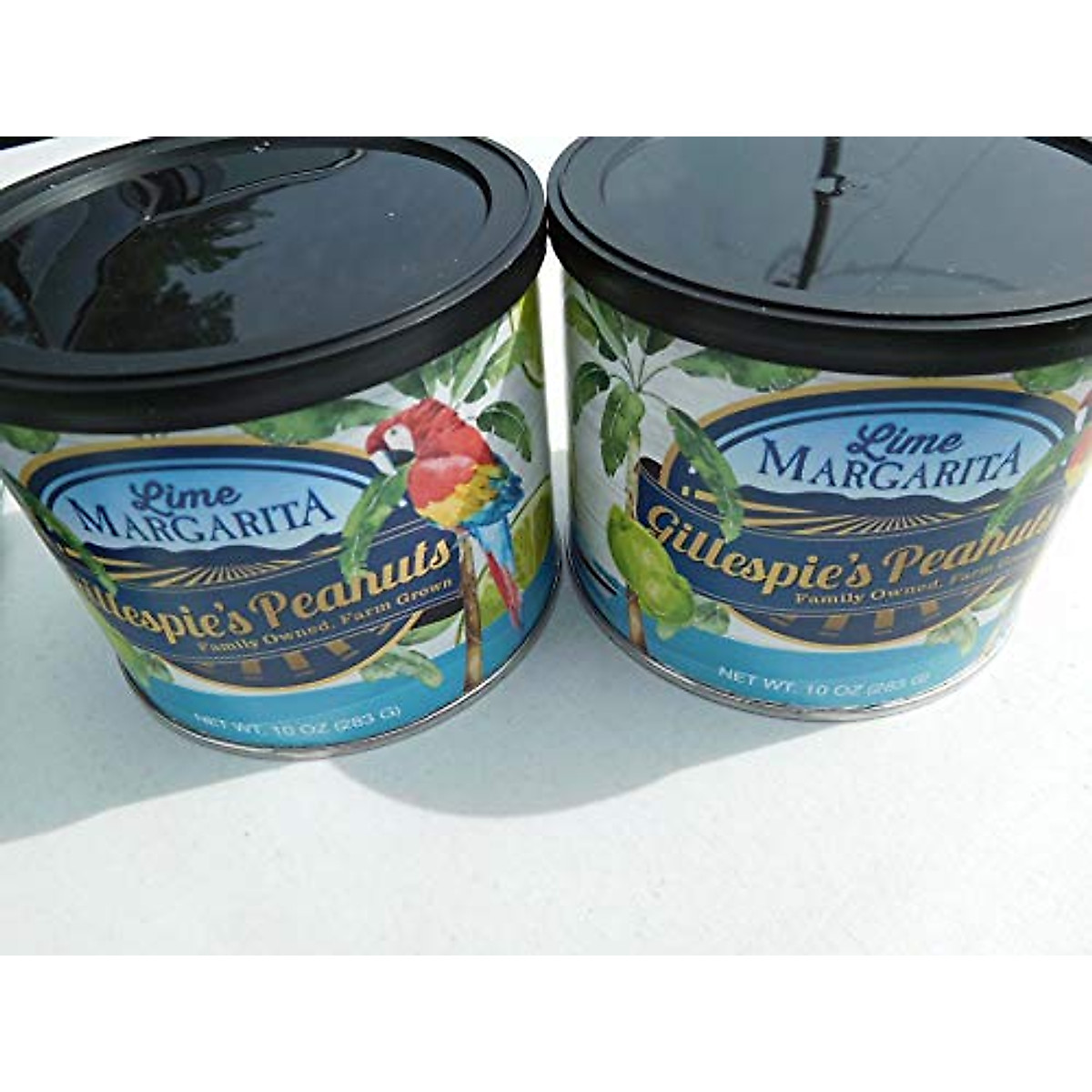Lime Margarita 10oz cans Gillespie's Peanuts grown on our family farm! lm (3 10 oz Cans)