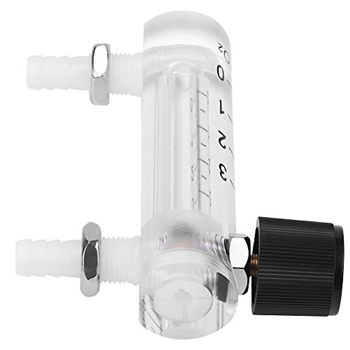 LZQ-2 Flowmeter 0-3LPM Flow Meter Gas Flowmeter with Control Valve for Measuring Controlling Gas Flow