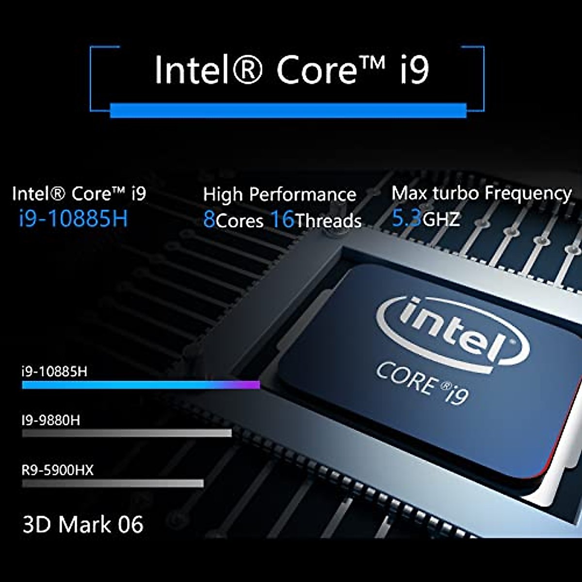 [Gaming PC] Mini PC Core i9 10885H, 8Cores 16Threads Up to 5.3GHZ,Nvidia GTX1650Ti GDDR6 Graphics, Mini Gaming Desktop Computer,32G Ram 1TB Nvme SSD WiFi 6 BT 5.0,Pre-Install Windows 11 Pro