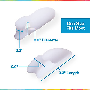 ZenToes Bunion Protector with Attached Toe Separator, Pack of 4