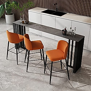 Bar Table Nordic Modern Bar Counter Light Luxury Home High Table Against The Wall Balcony Living Room Bar Counter Without Chairs Pub Tables (Color : 100 * 40 * 105cm)