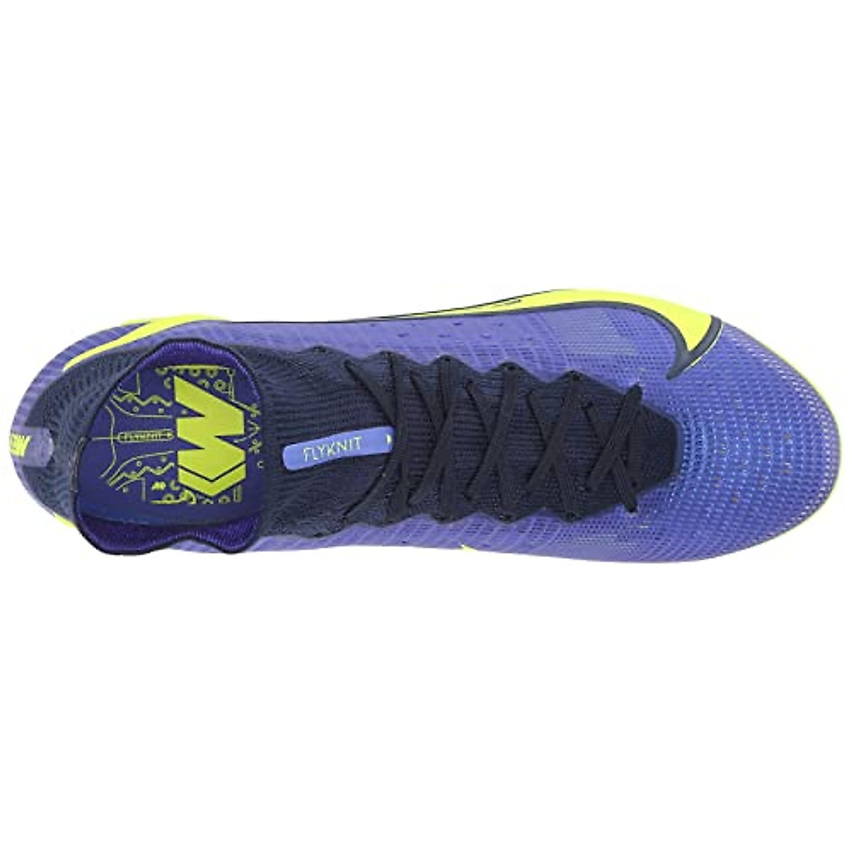 Nike Superfly 8 Elite FG Mens Football Boots CV0958 Soccer Cleats (UK 11 US 12 EU 46, Sapphire Volt Blue Void 574)
