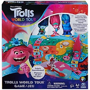 Spin Master Games Trolls World Tour Cooperative Strategy Board Game for Families and Kids Ages 5 and up