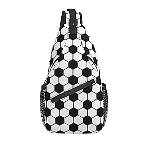 JDEIFKF Soccer Sling Bag Chest Bag Sport Soccer Crossbody Bags For Mens Womens