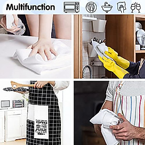 RZHV Lord, Give Me Coffee to Change I Can Change Kitchen Towel, Funny Coffee Dish Towel Gift for Women Sisters Friends Mom Aunty Hostess Coffee Lover, Housewarming New Home